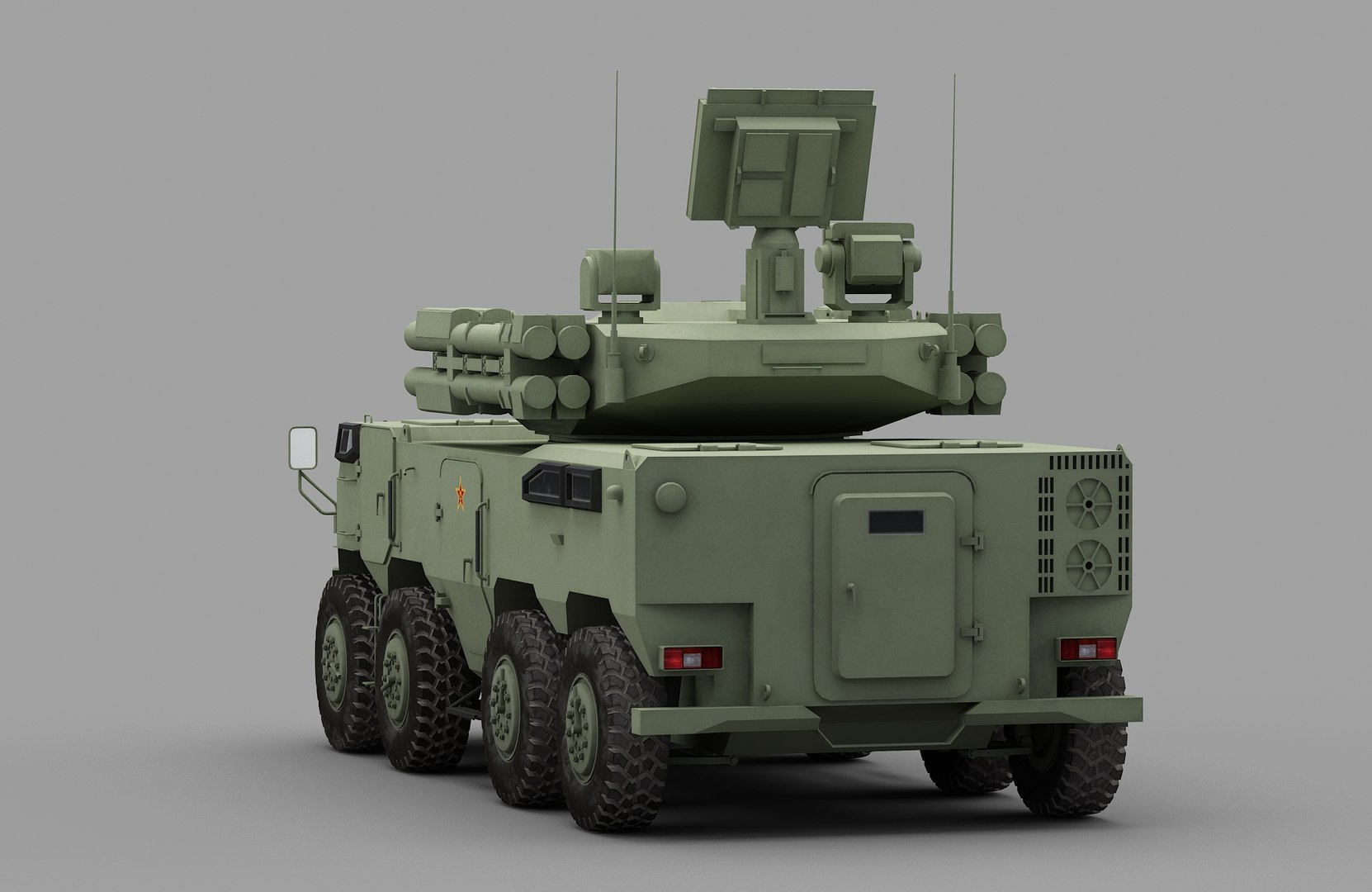 Type-625E Self Propelled Anti Aircraft System 3D Model - TurboSquid 2092177