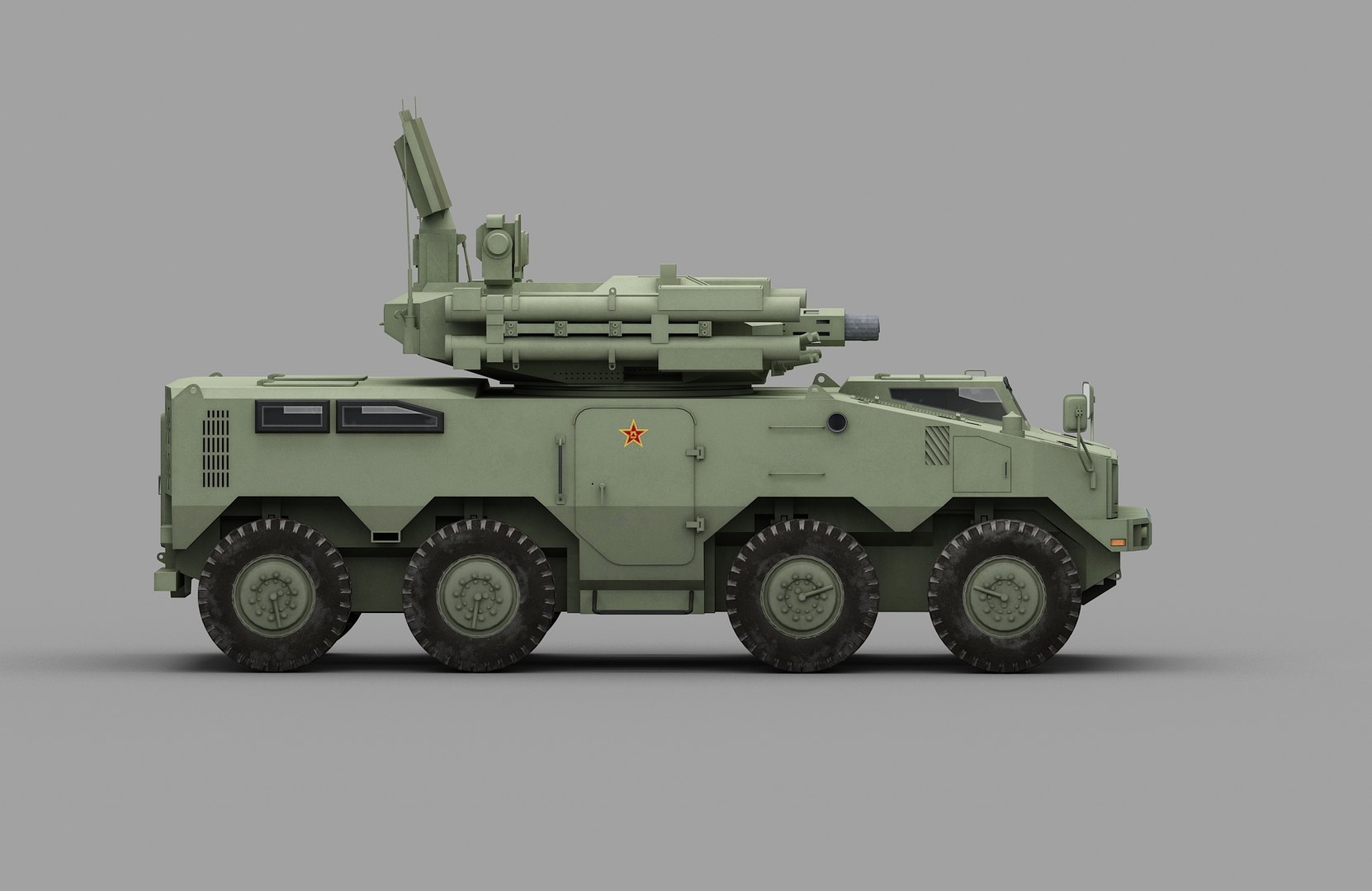 Type-625E Self Propelled Anti Aircraft System 3D Model - TurboSquid 2092177
