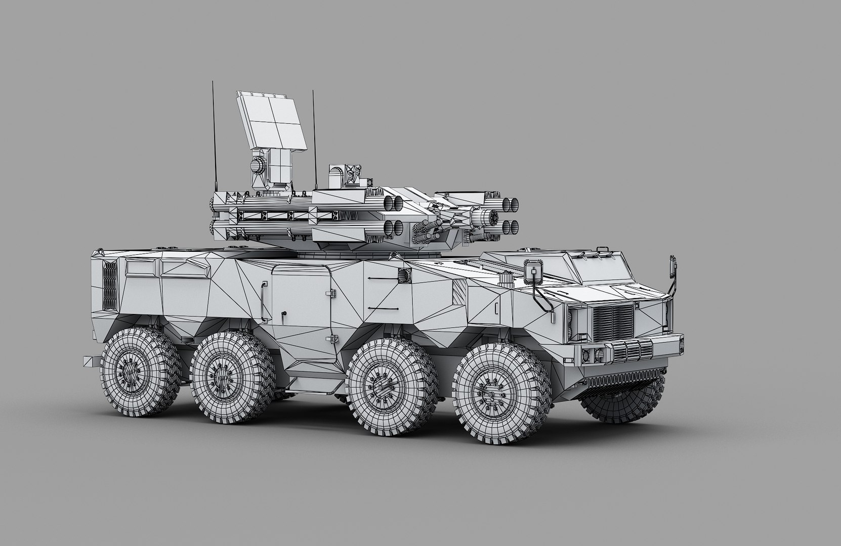 Type-625E Self Propelled Anti Aircraft System 3D Model - TurboSquid 2092177