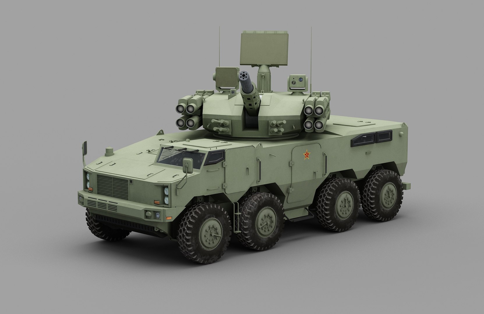 Type-625E Self Propelled Anti Aircraft System 3D Model - TurboSquid 2092177