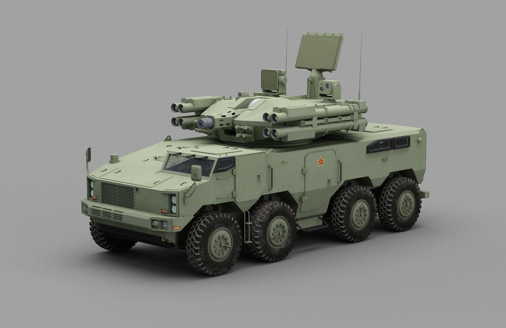 Type-625E Self Propelled Anti Aircraft System 3D Model - TurboSquid 2092177