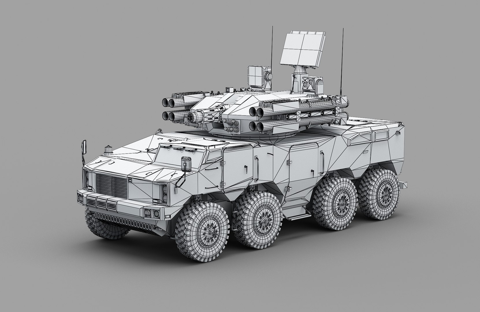 Type-625E Self Propelled Anti Aircraft System 3D Model - TurboSquid 2092177