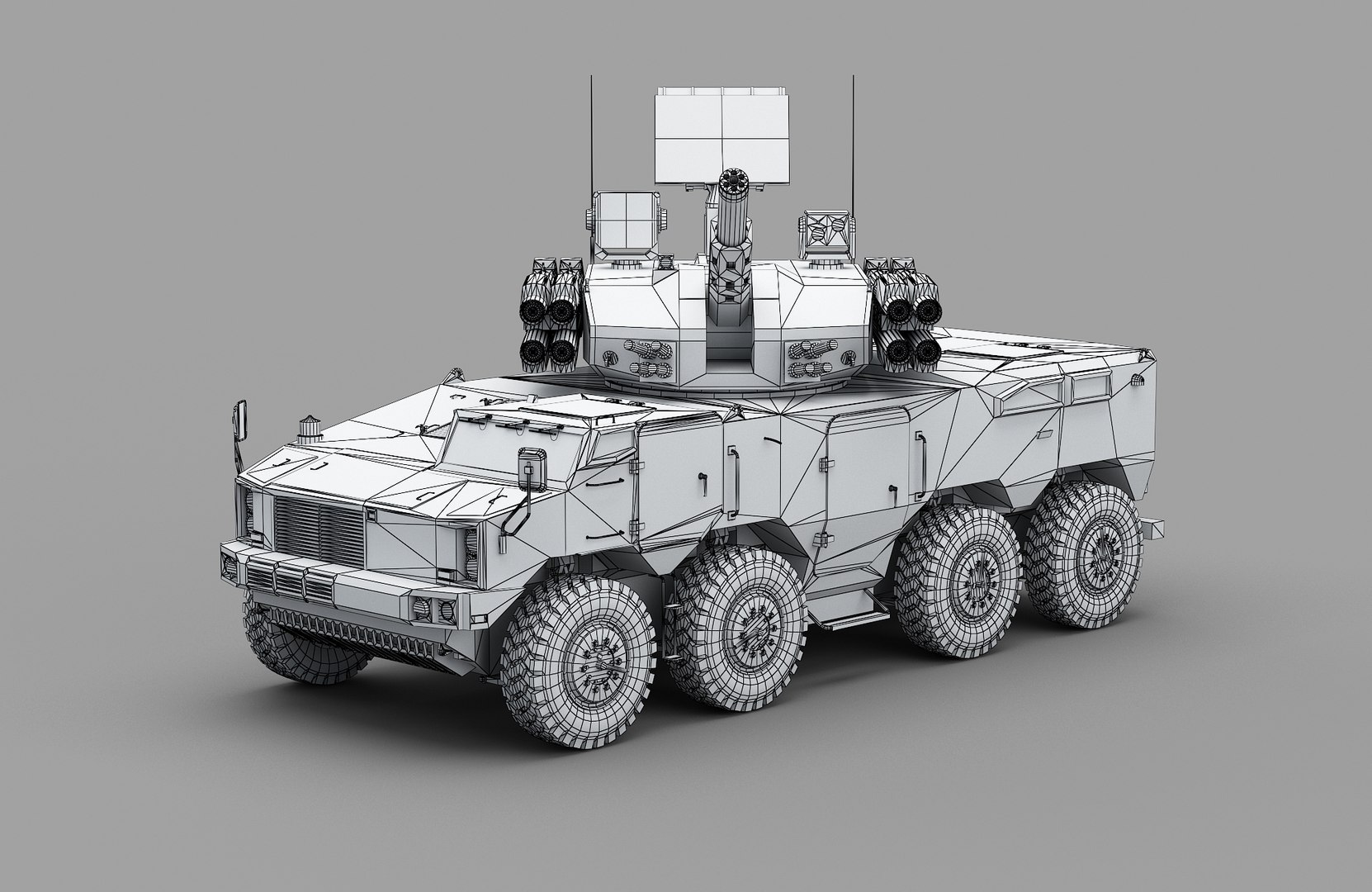 Type-625E Self Propelled Anti Aircraft System 3D Model - TurboSquid 2092177