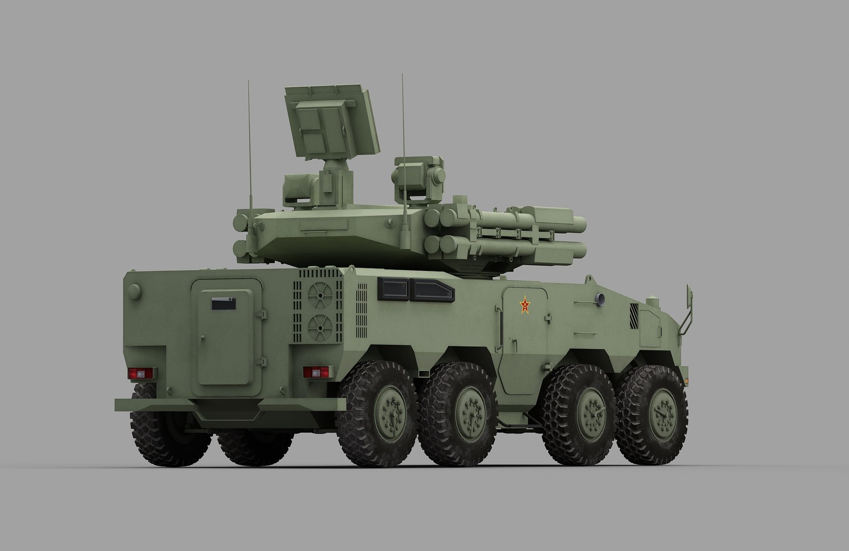 Type-625E Self Propelled Anti Aircraft System 3D Model - TurboSquid 2092177