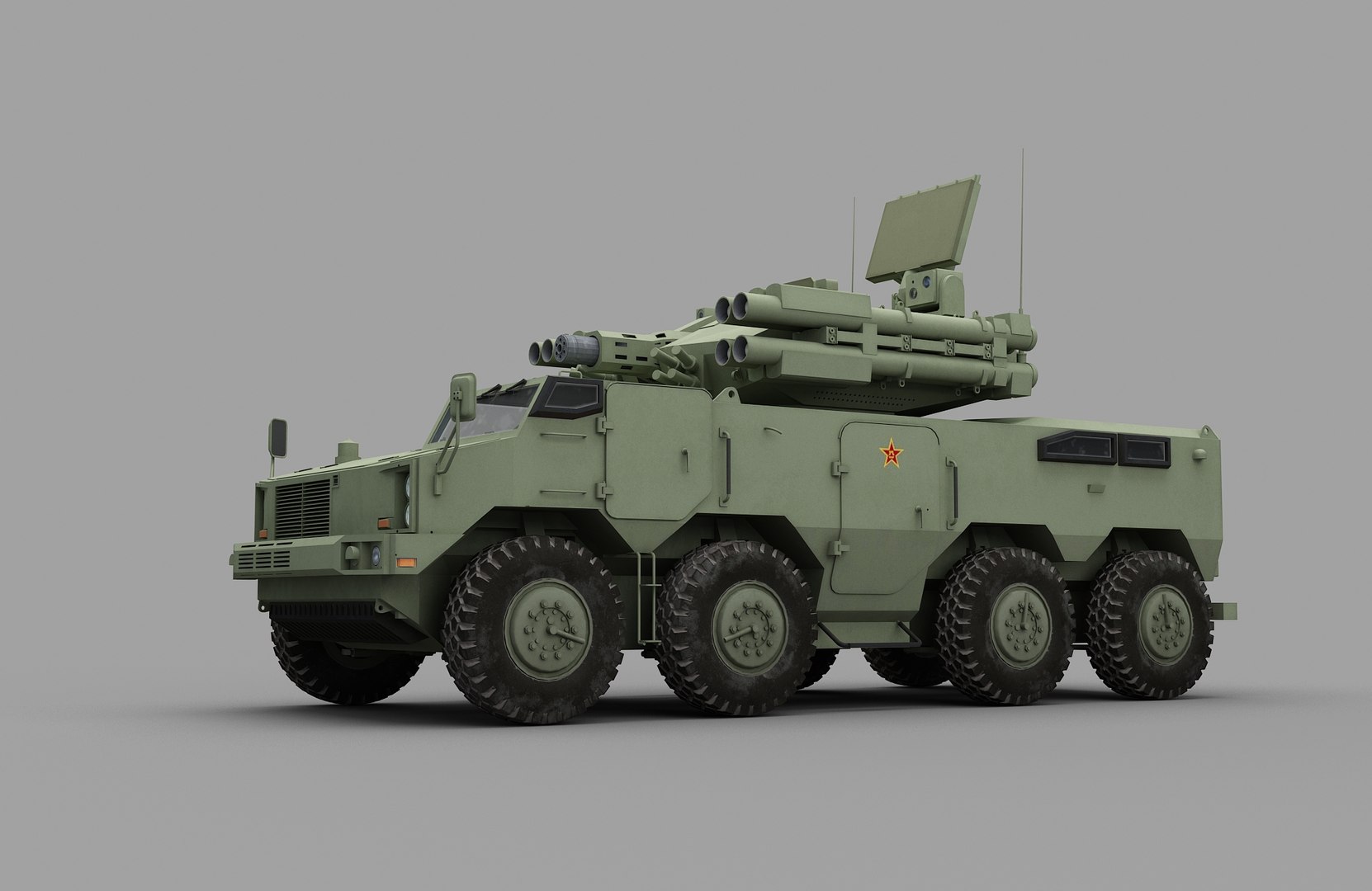 Type-625E Self Propelled Anti Aircraft System 3D Model - TurboSquid 2092177