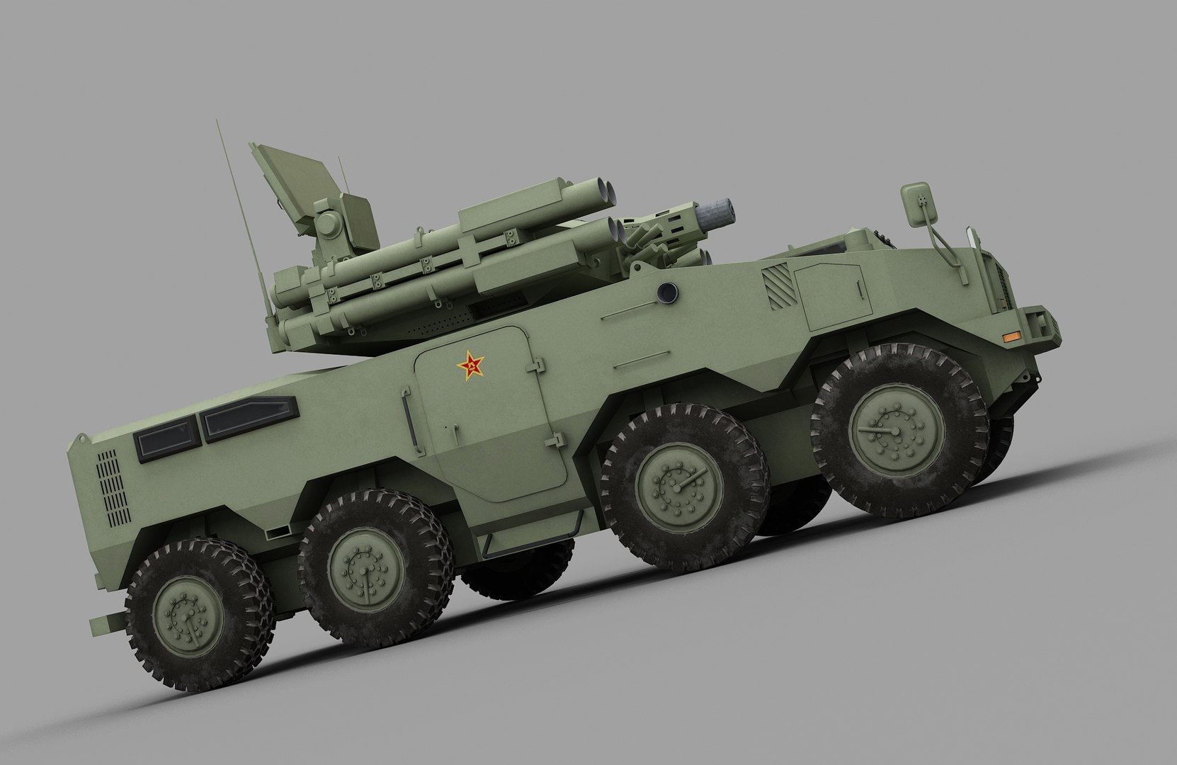 Type-625E Self Propelled Anti Aircraft System 3D Model - TurboSquid 2092177