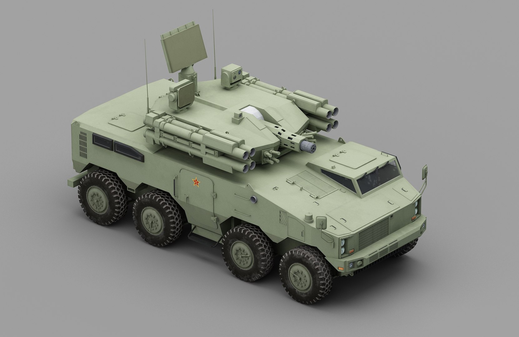 Type-625E Self Propelled Anti Aircraft System 3D Model - TurboSquid 2092177