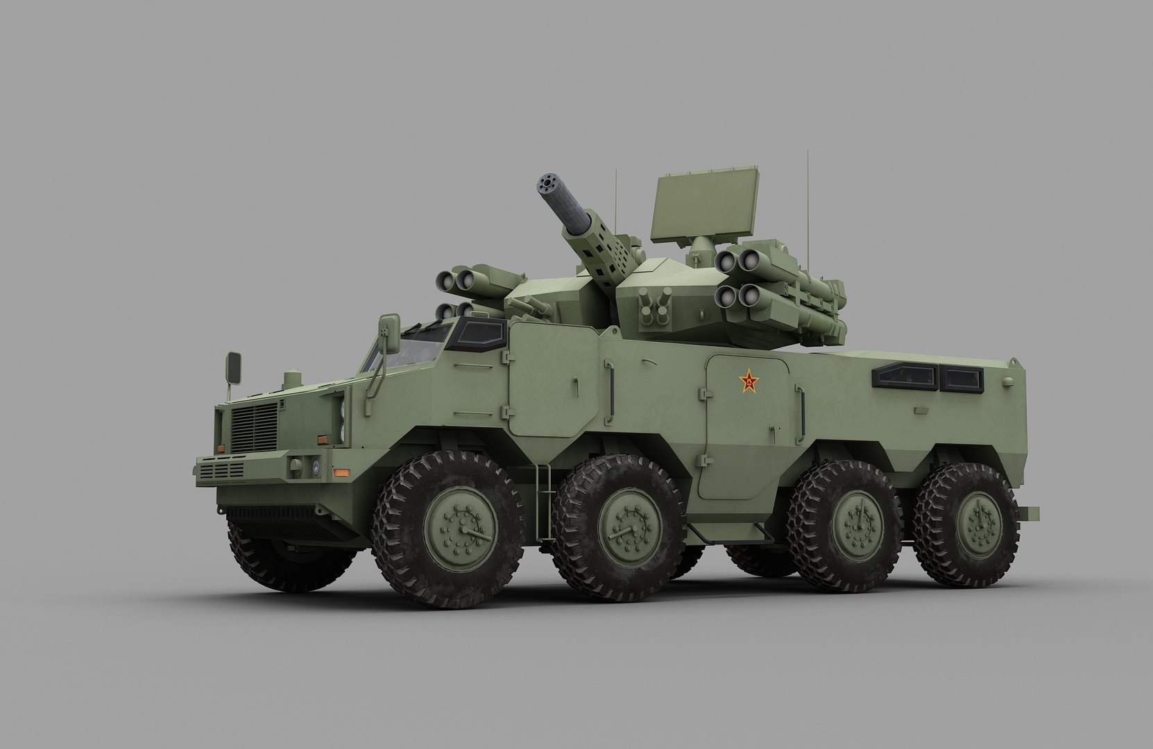 Type-625E Self Propelled Anti Aircraft System 3D Model - TurboSquid 2092177
