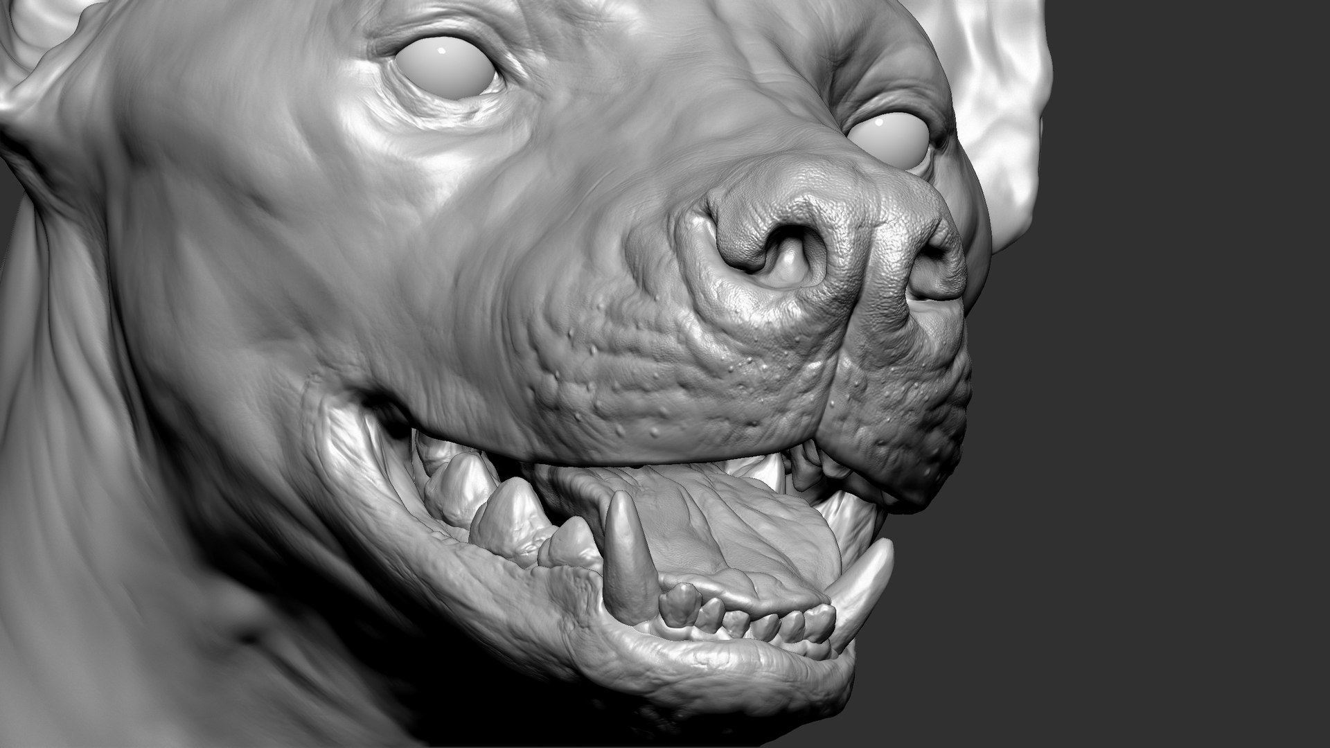 Hyena VFX MUSCLE SIMULATION 3D model - TurboSquid 1739752