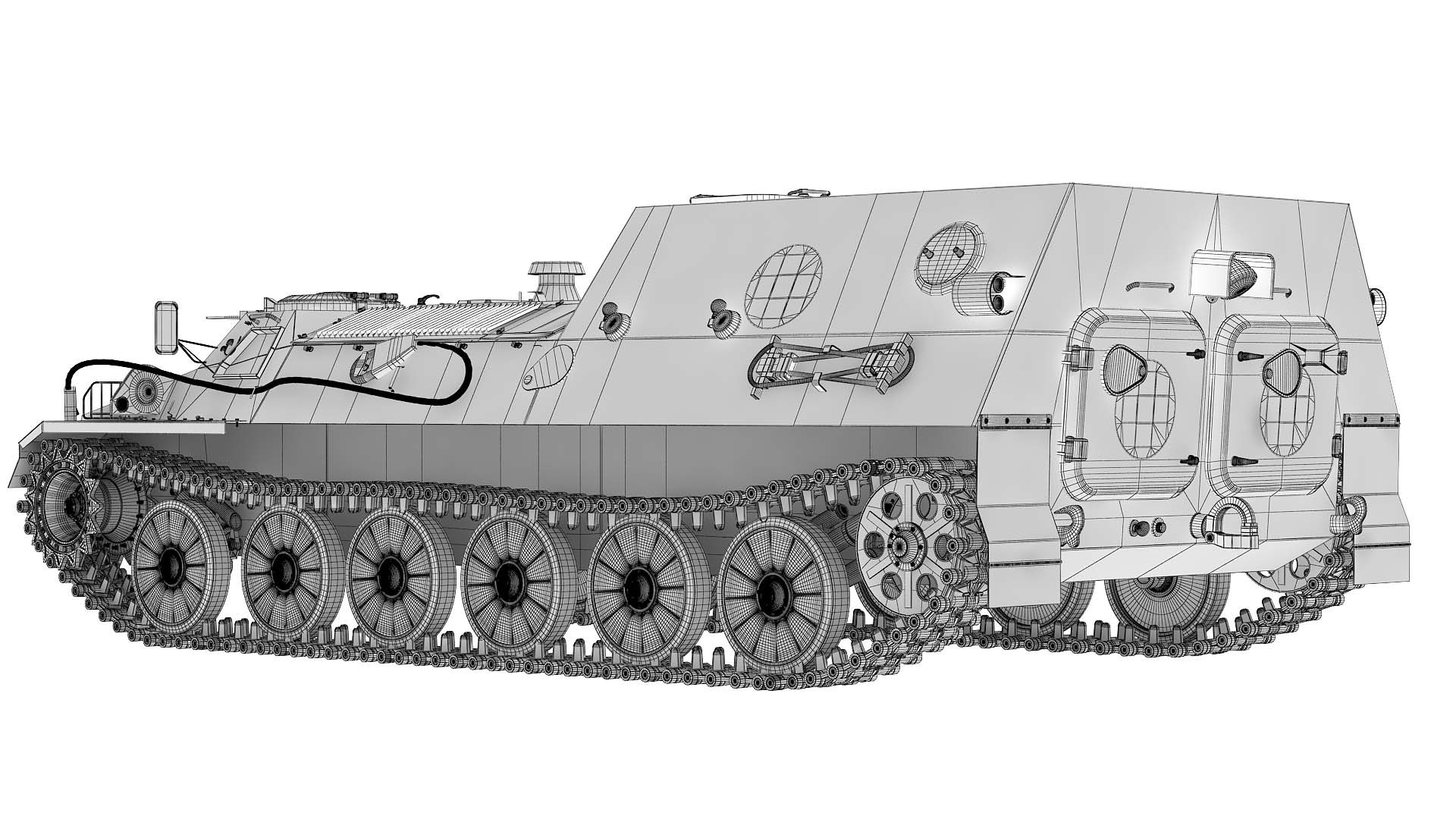 3D MTLB Ambulance Model - TurboSquid 2157487