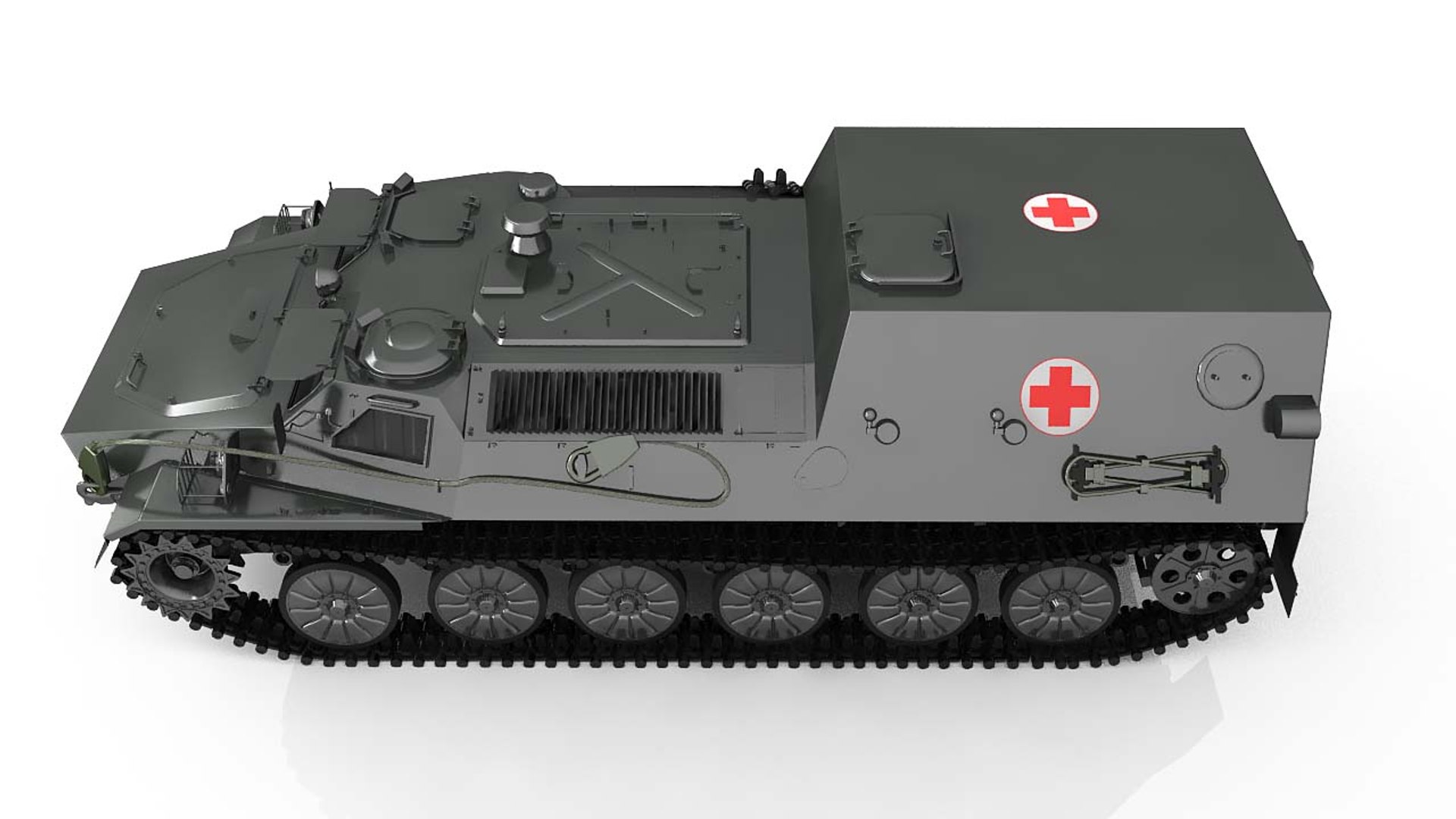 3D MTLB Ambulance model - TurboSquid 2157487