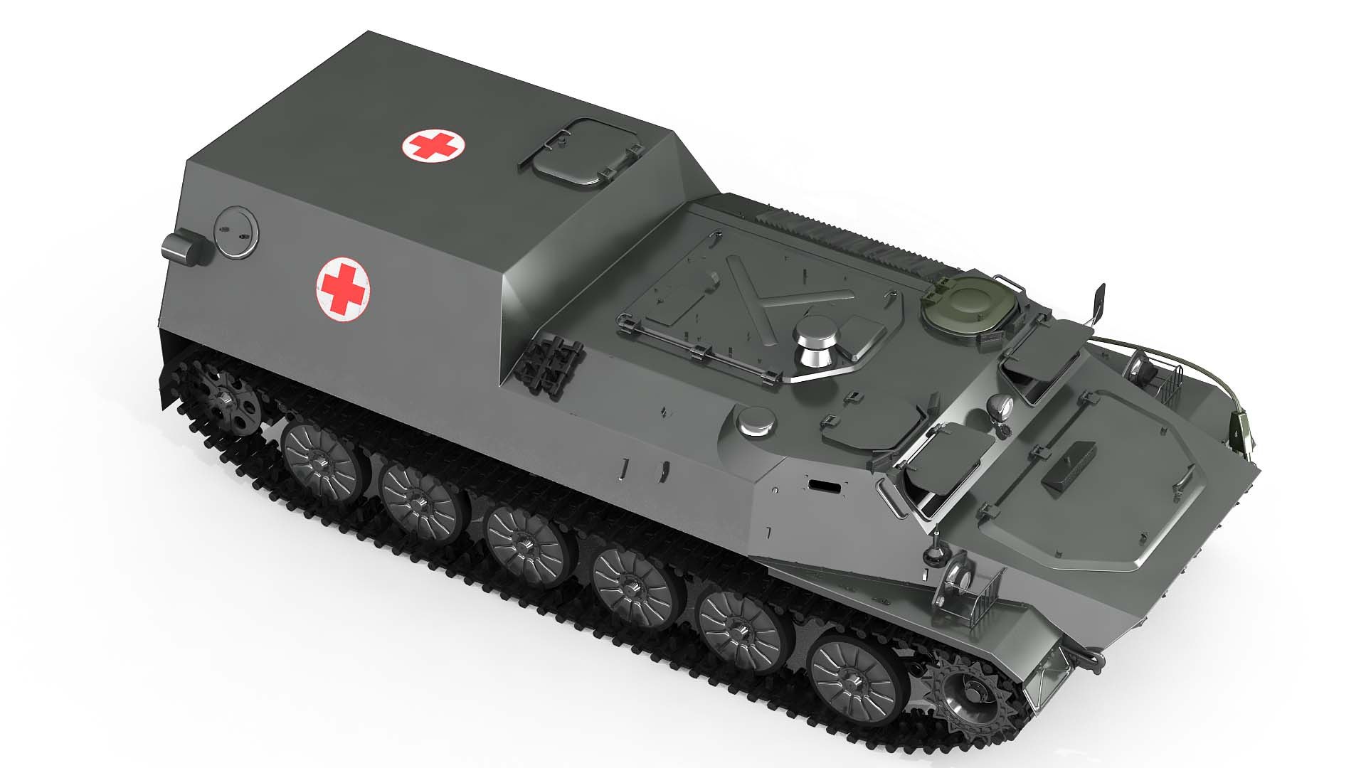 3D MTLB Ambulance Model - TurboSquid 2157487