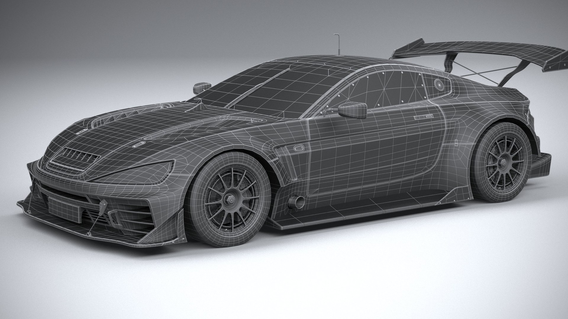 3D Generic Race Car GT3 2022 LowPoly model - TurboSquid 1836581