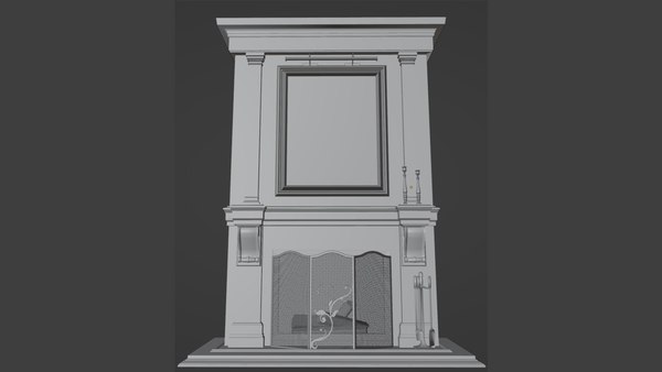 Modern Fireplace 3D model - TurboSquid 2021884