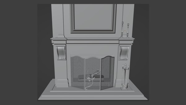 Modern Fireplace 3D model - TurboSquid 2021884