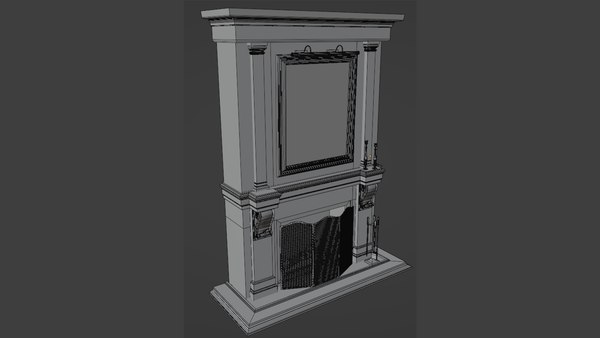Modern Fireplace 3D model - TurboSquid 2021884