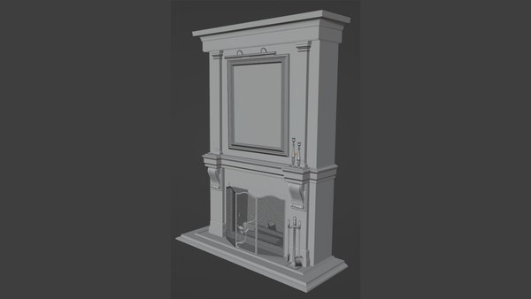 Modern Fireplace 3D model - TurboSquid 2021884