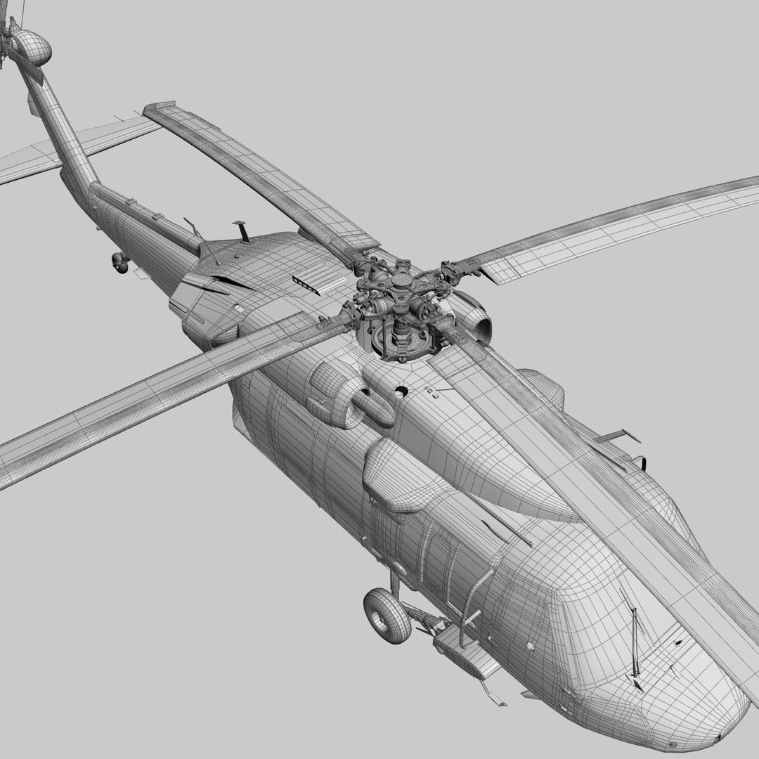 Uh-60 Black Hawk 3d Model