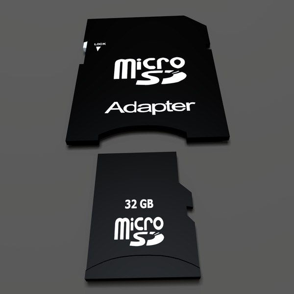 Sd card set 3D model - TurboSquid 1369883
