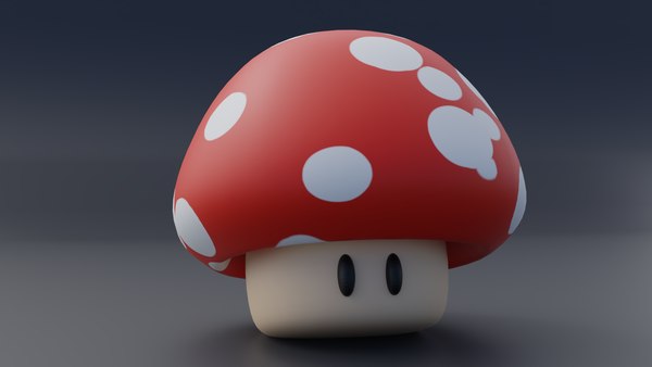modelo 3d Hongo 3D - Mario Bros - TurboSquid 2302126