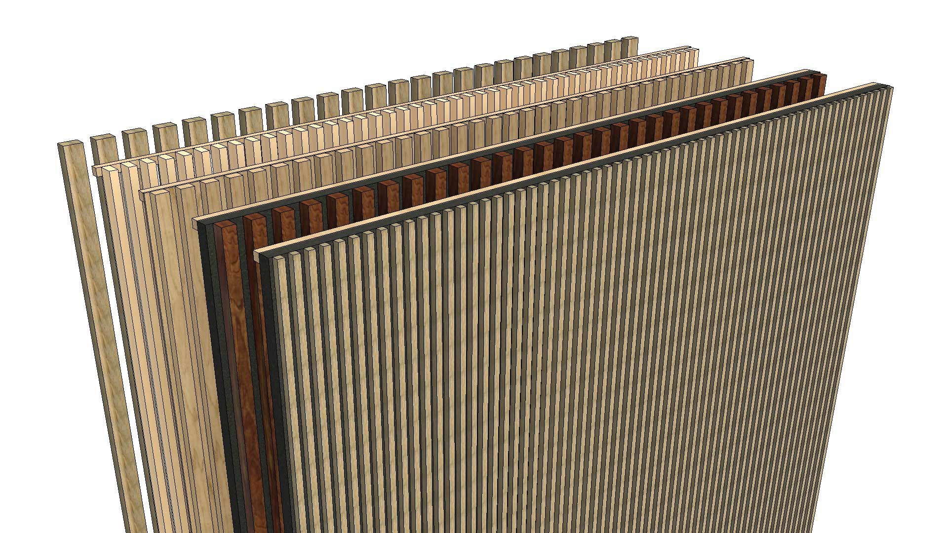 3D Fully Parametric Fluted Ribbed Wall Based Panel Family - TurboSquid ...