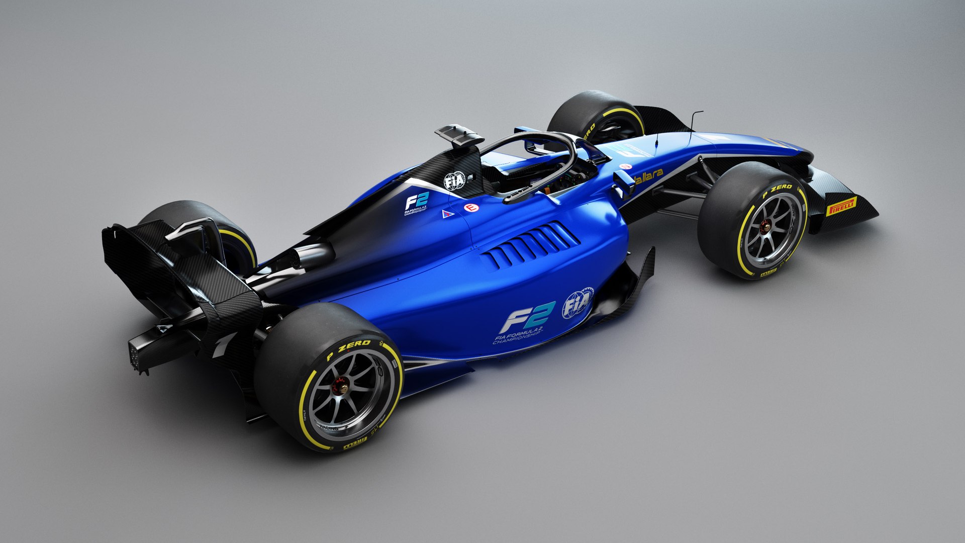 Dallara F2 2025 Template Blue 3D Model - TurboSquid 2329282