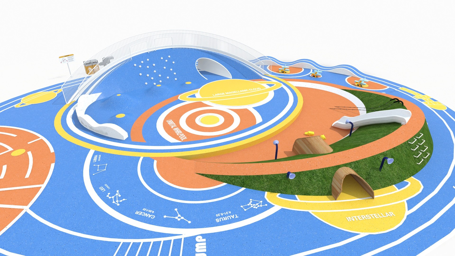 Interstellar Travel Theme Playground 3D Model - TurboSquid 2226720