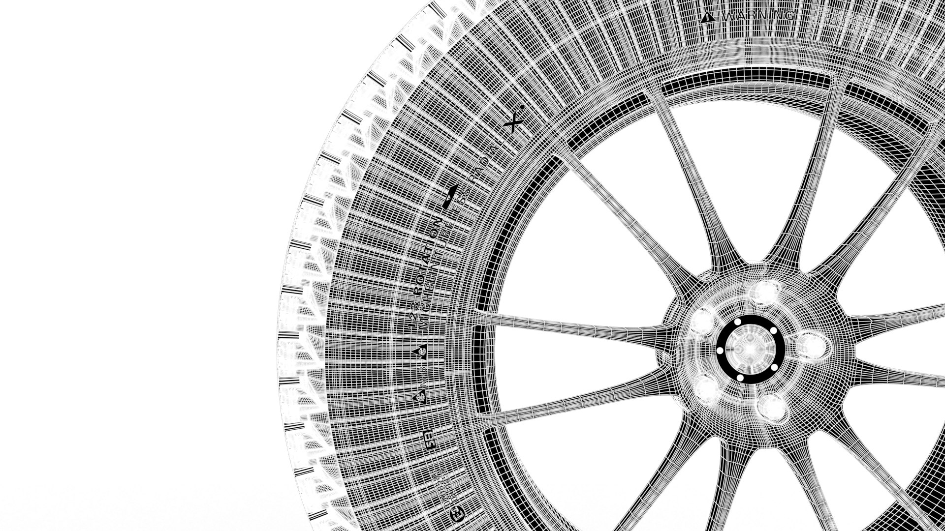 3D Radial Tire Alpin model - TurboSquid 1794842
