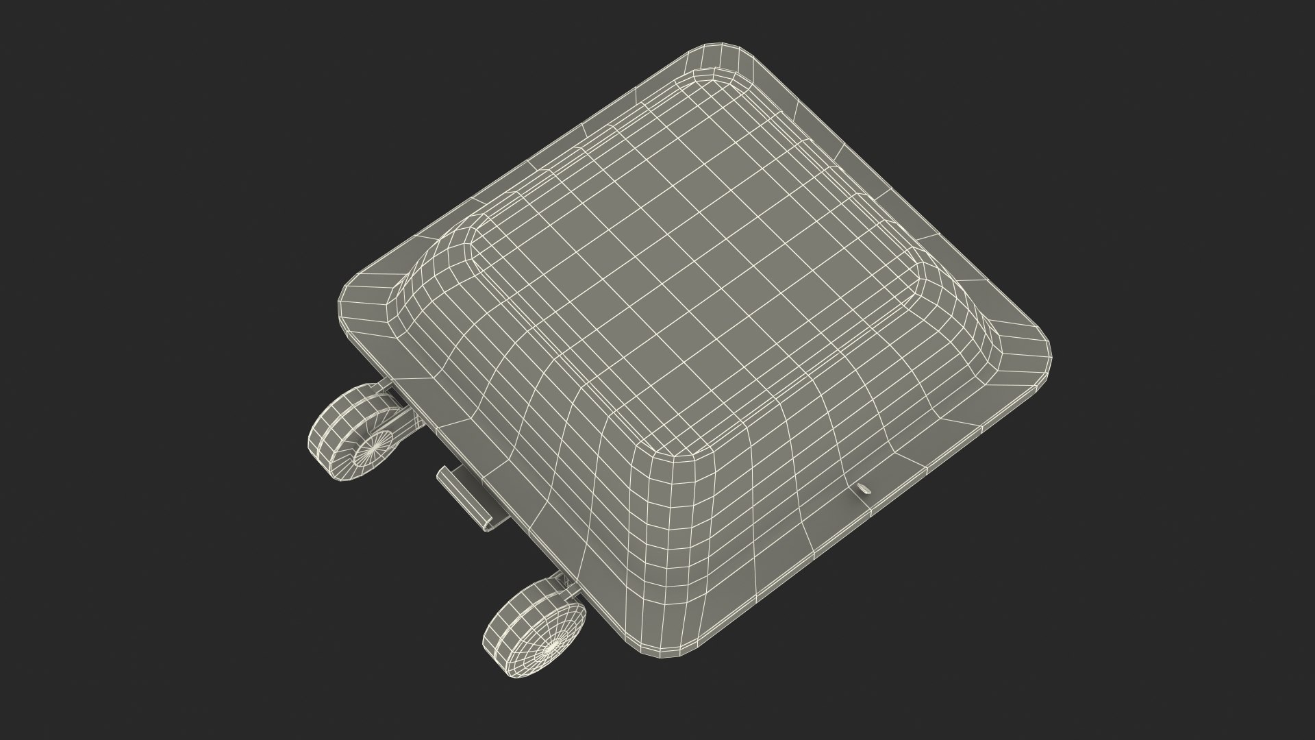 Square induction chafer glass 3D model - TurboSquid 1581979