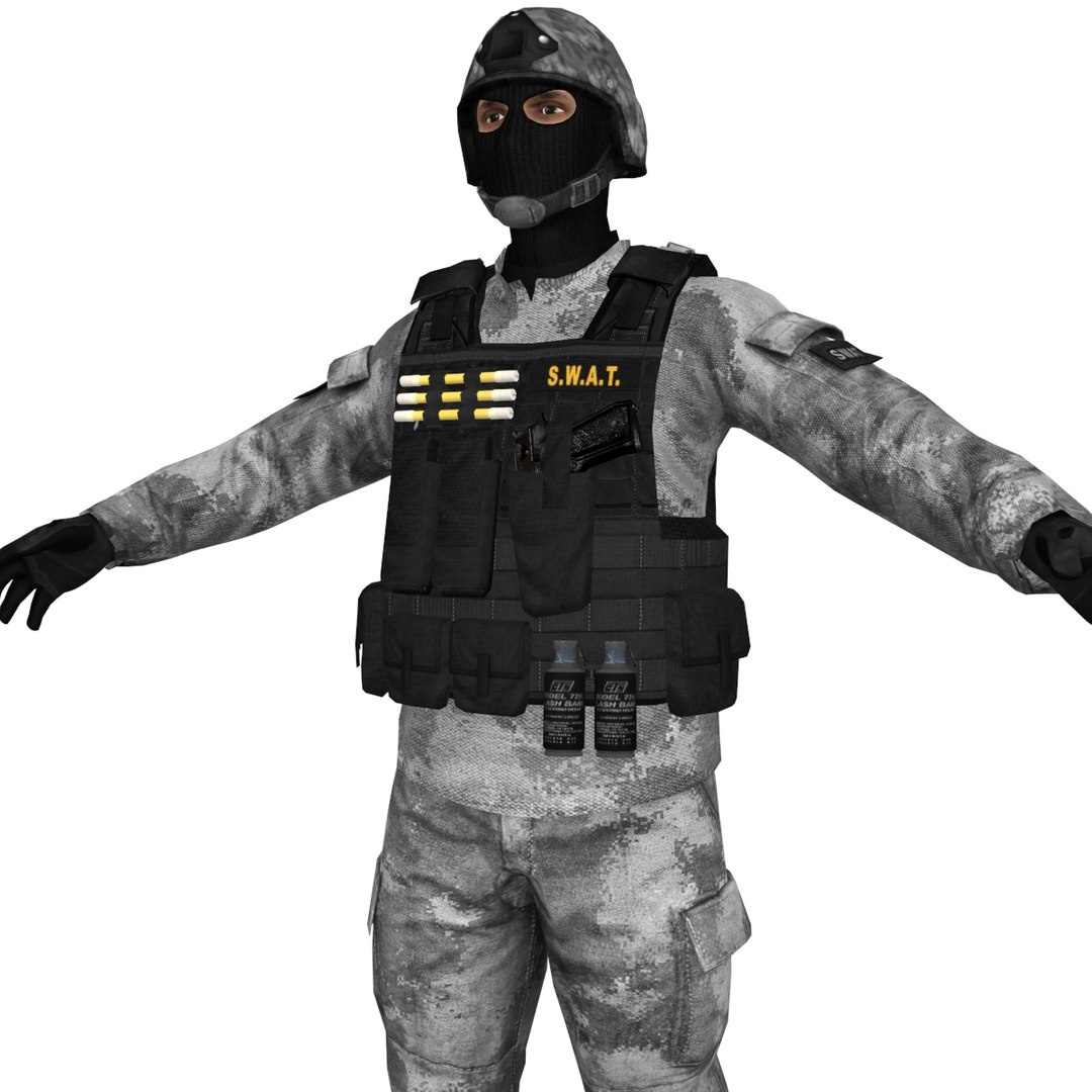 Swat 2 3d Obj