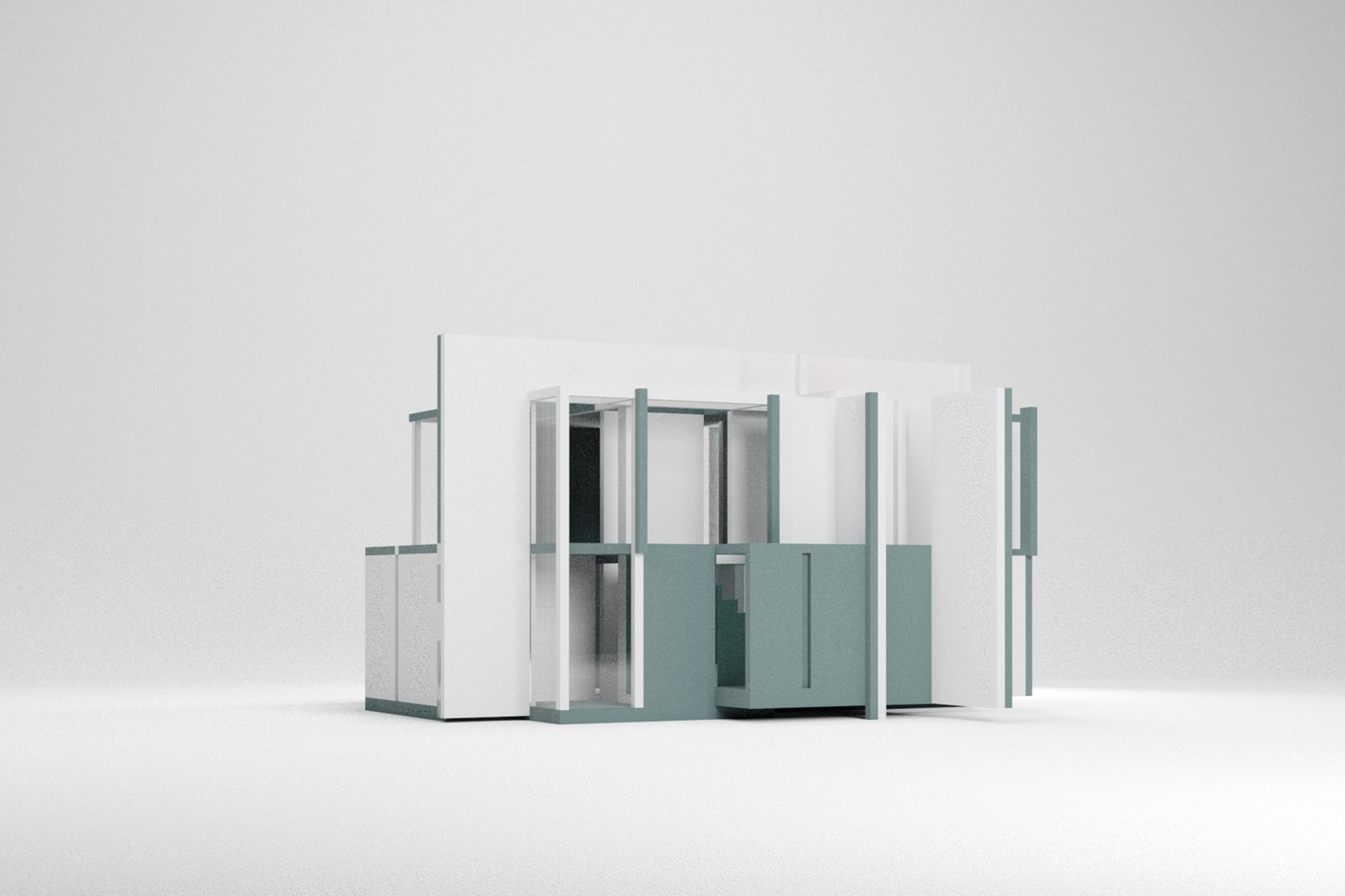 Peter Eisenman House VI 3D Model - TurboSquid 2335207