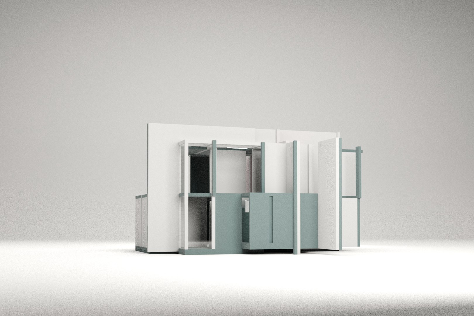 Peter Eisenman House VI 3D Model - TurboSquid 2335207