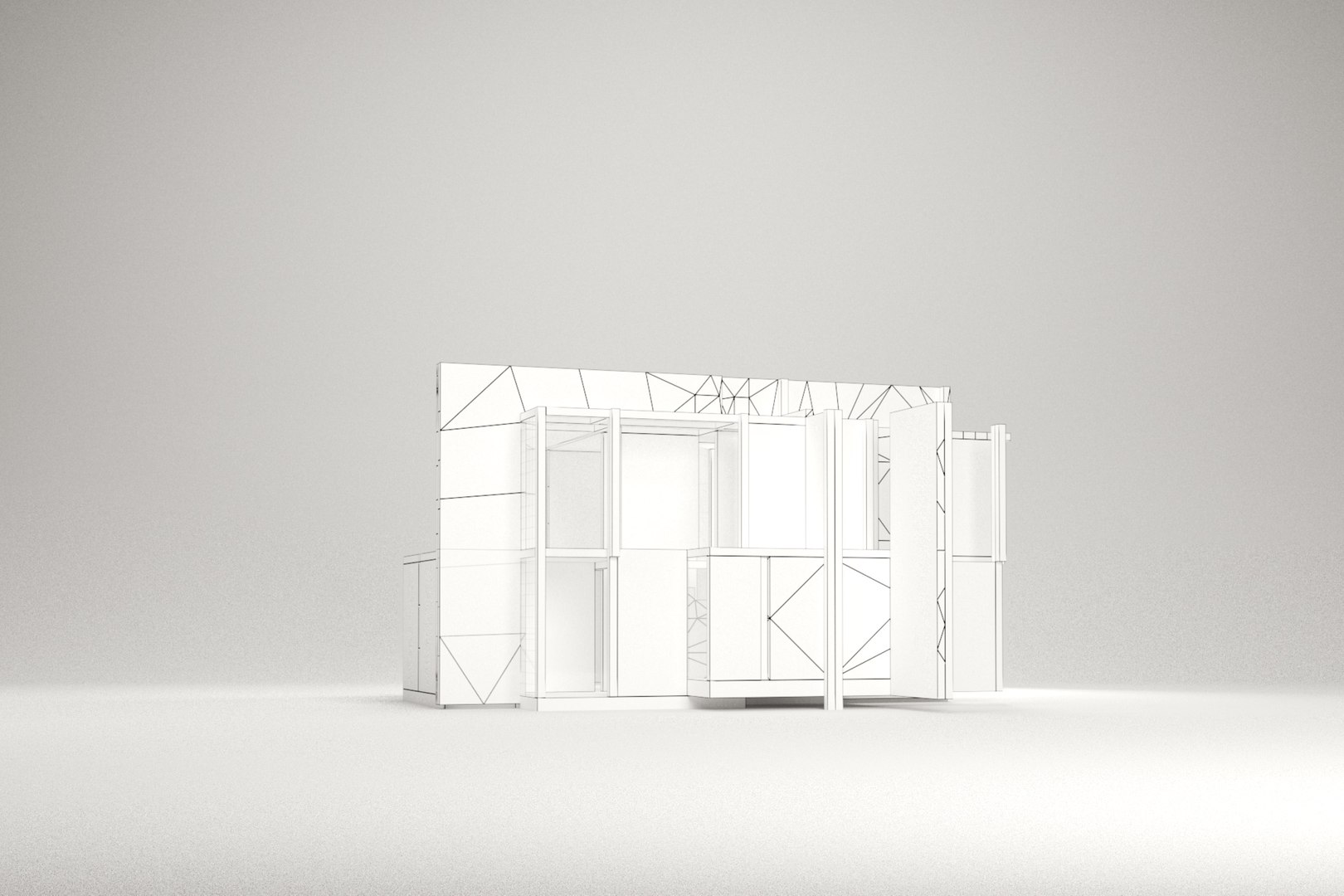 Peter Eisenman House VI 3D Model - TurboSquid 2335207