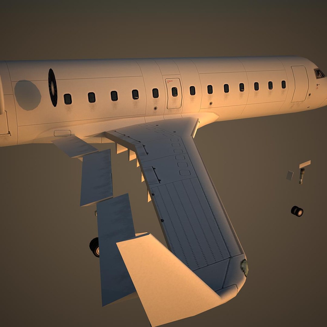 3d Bombardier Challenger Basic Model