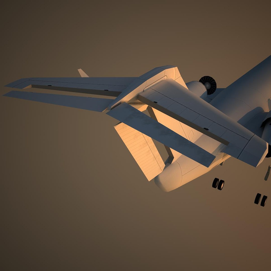 3d Bombardier Challenger Basic Model