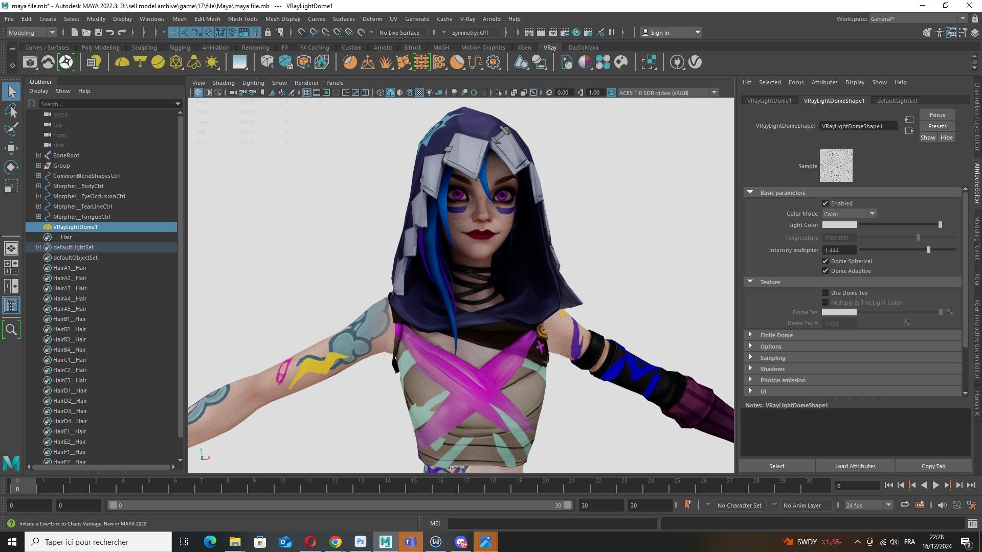 Arcane Prodigy Jinx 3D Model - TurboSquid 2325473