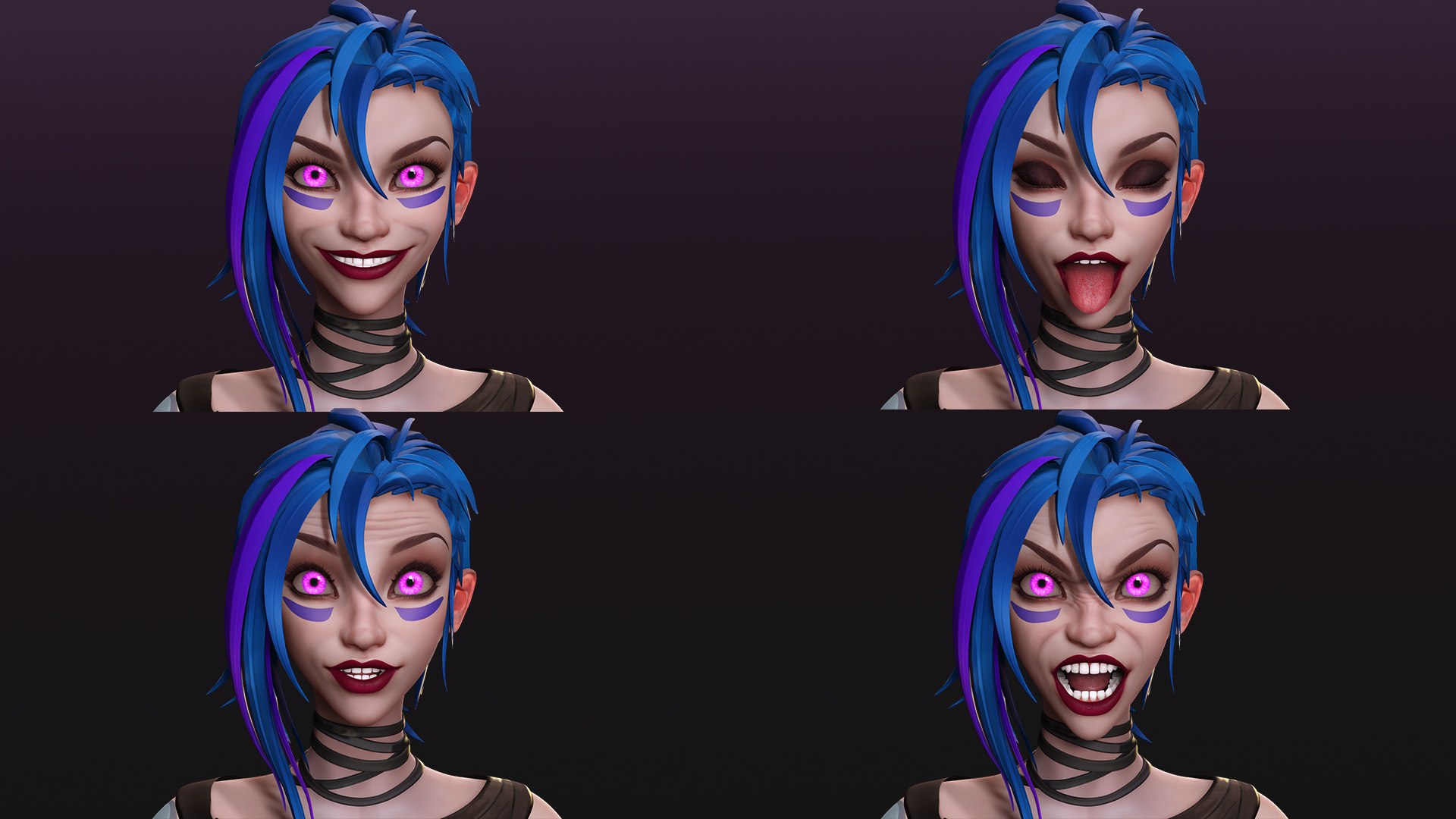 Arcane Prodigy Jinx 3D Model - TurboSquid 2325473