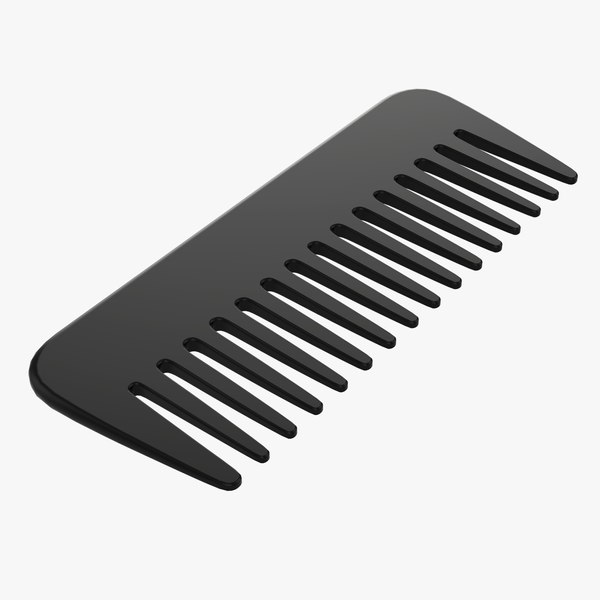 Hair comb wide 3D model - TurboSquid 1585382