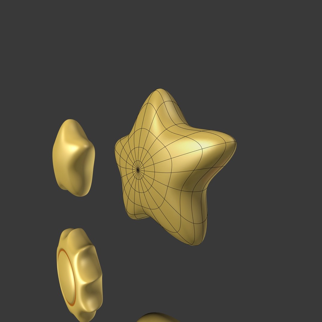 Cartoon Stars Pack 3D model - TurboSquid 1790951