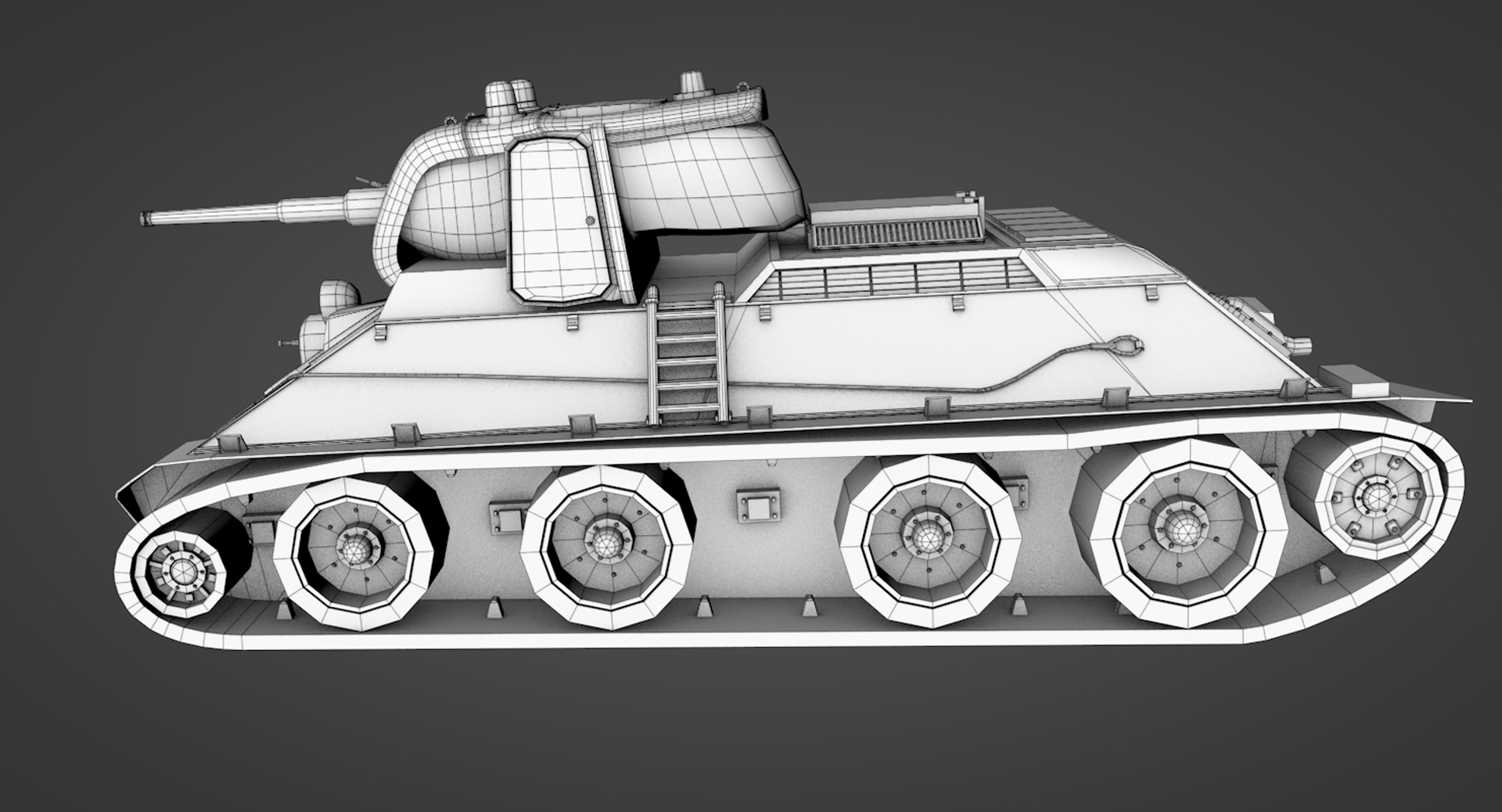 3D Tank A-20 - TurboSquid 1213339