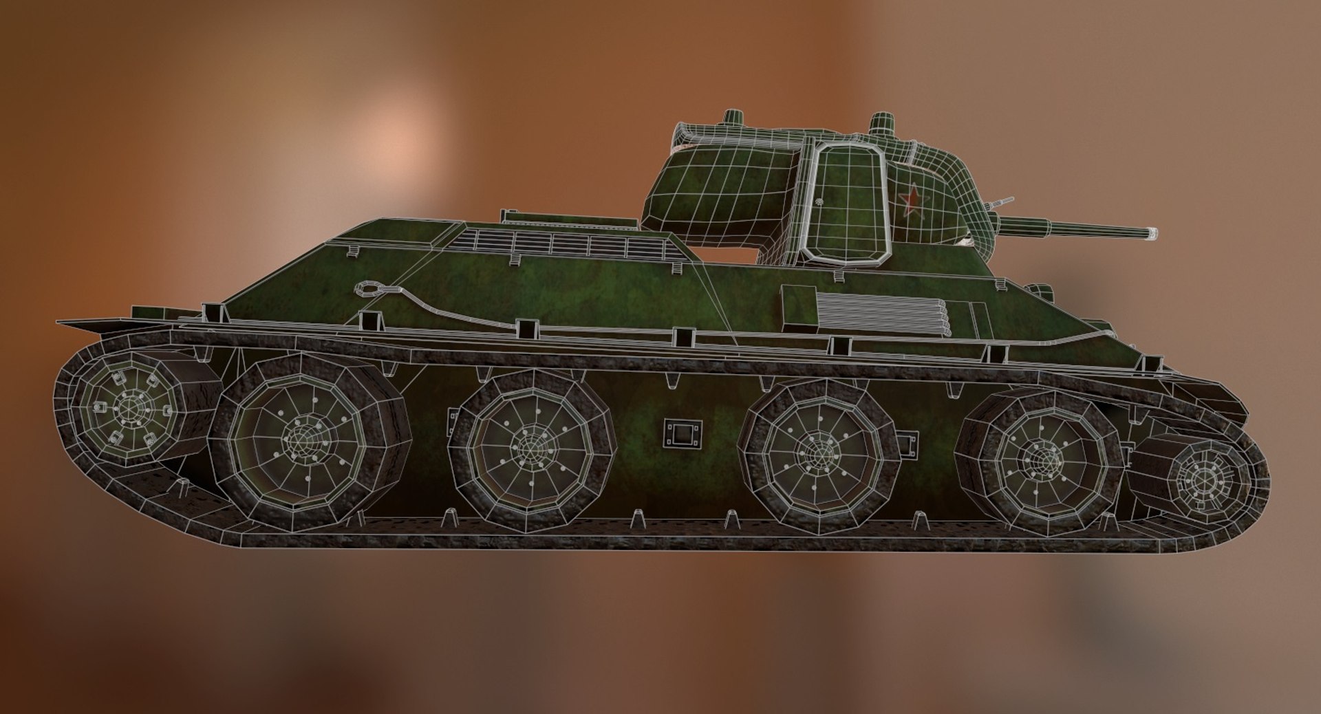 3D Tank A-20 - TurboSquid 1213339