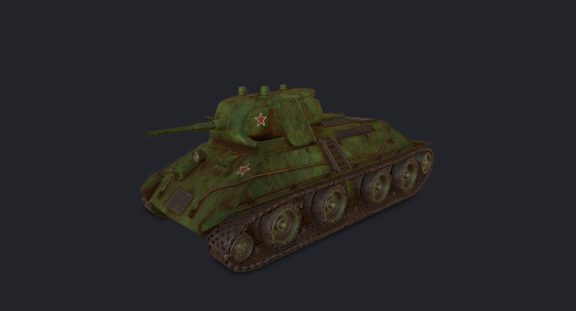 3D Tank A-20 - TurboSquid 1213339