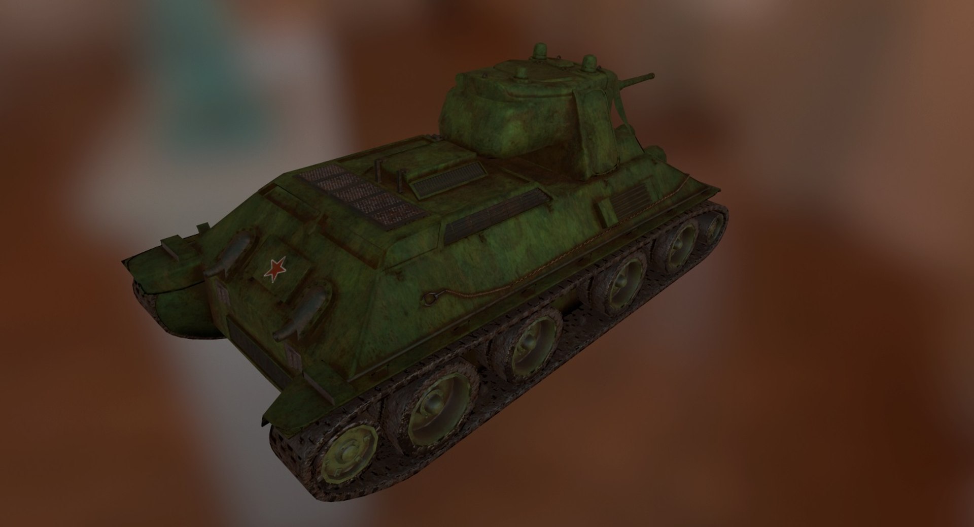 3D Tank A-20 - TurboSquid 1213339