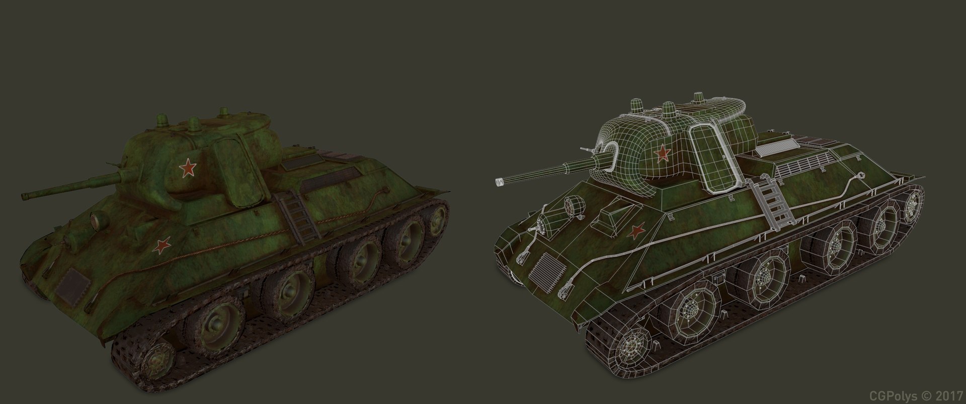 3D Tank A-20 - TurboSquid 1213339