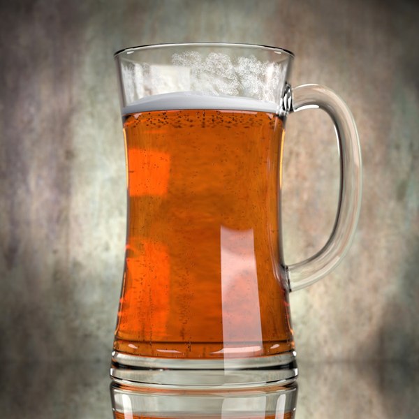 beer glass 3d model