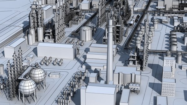 Cenário de Fábrica 01 Modelo 3D - TurboSquid 1784991