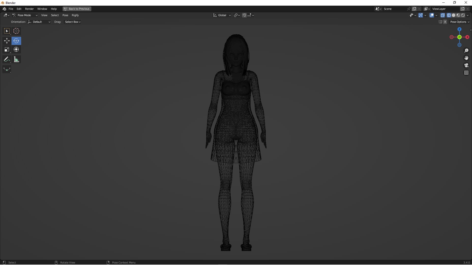 3D Model Casual Clothing 0001 - UE5 - Unity - Blender - Animated ...