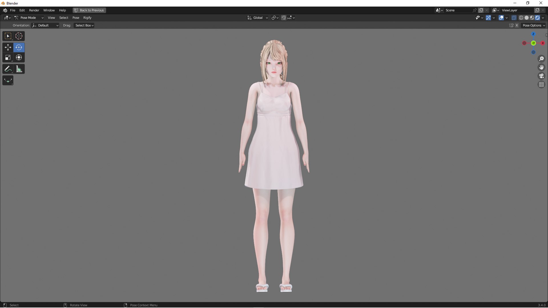 3D Model Casual Clothing 0001 - UE5 - Unity - Blender - Animated ...