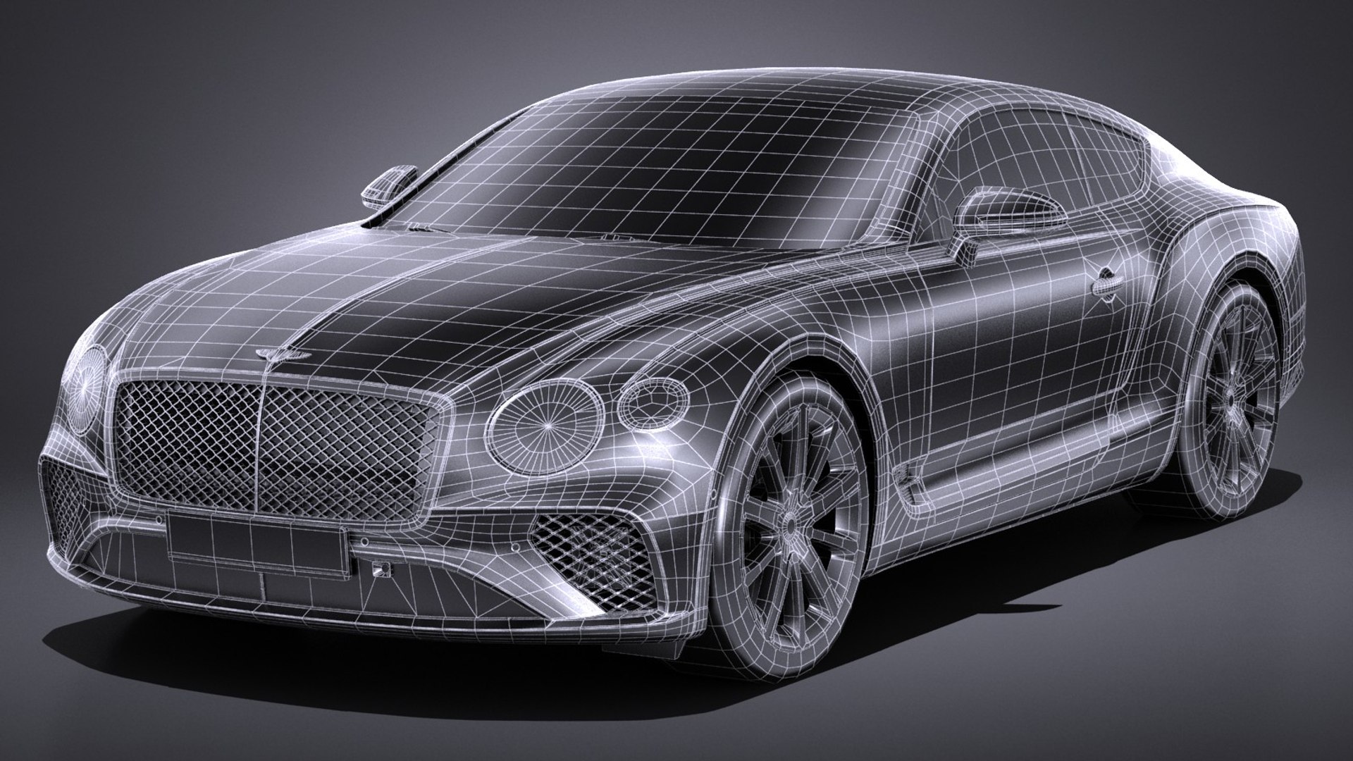 Bentley Continental Gt 3D Model - TurboSquid 1248770
