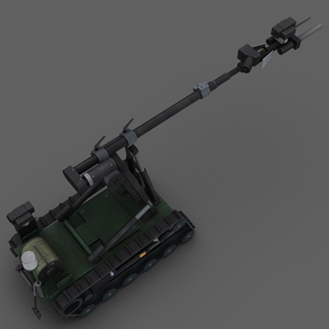 Remotec Wheelbarrow Mk8 Ii 3d 3ds